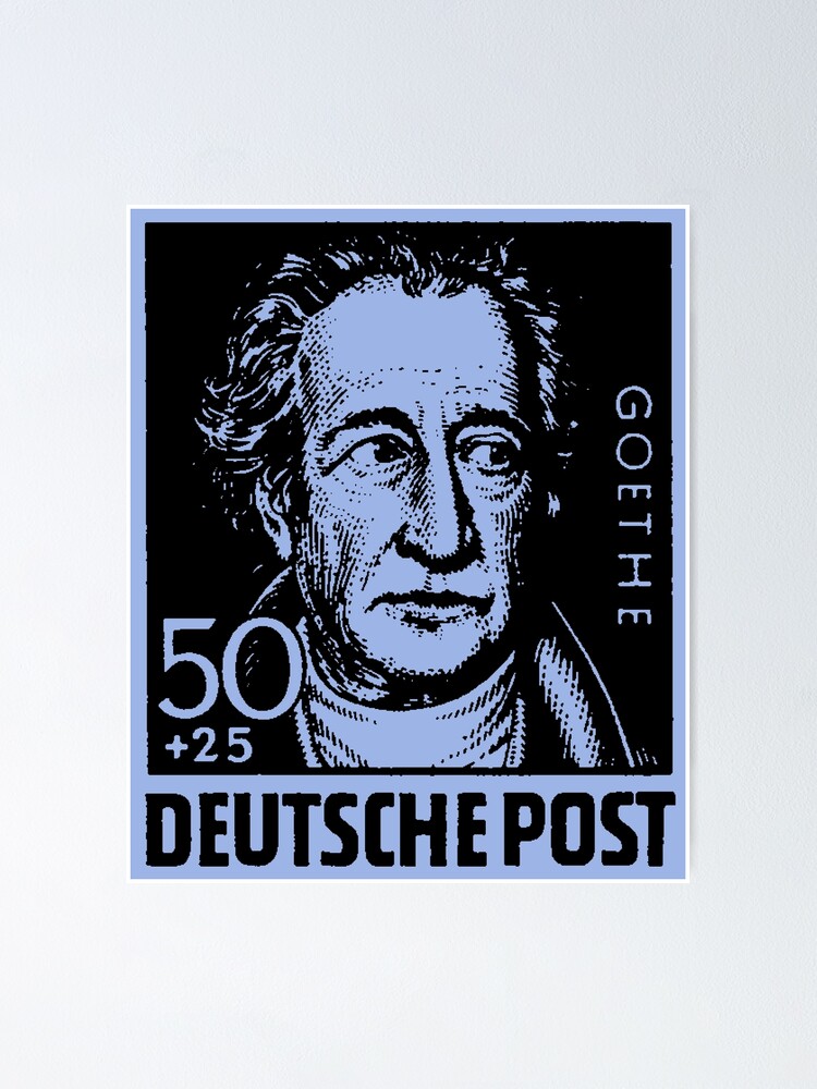"Johann Wolfgang von Goethe-2" Poster for Sale by IMPACTEES | Redbubble