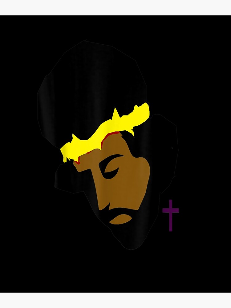 "African American Jesus Shirt Black Jesus Art " Poster for Sale by ...