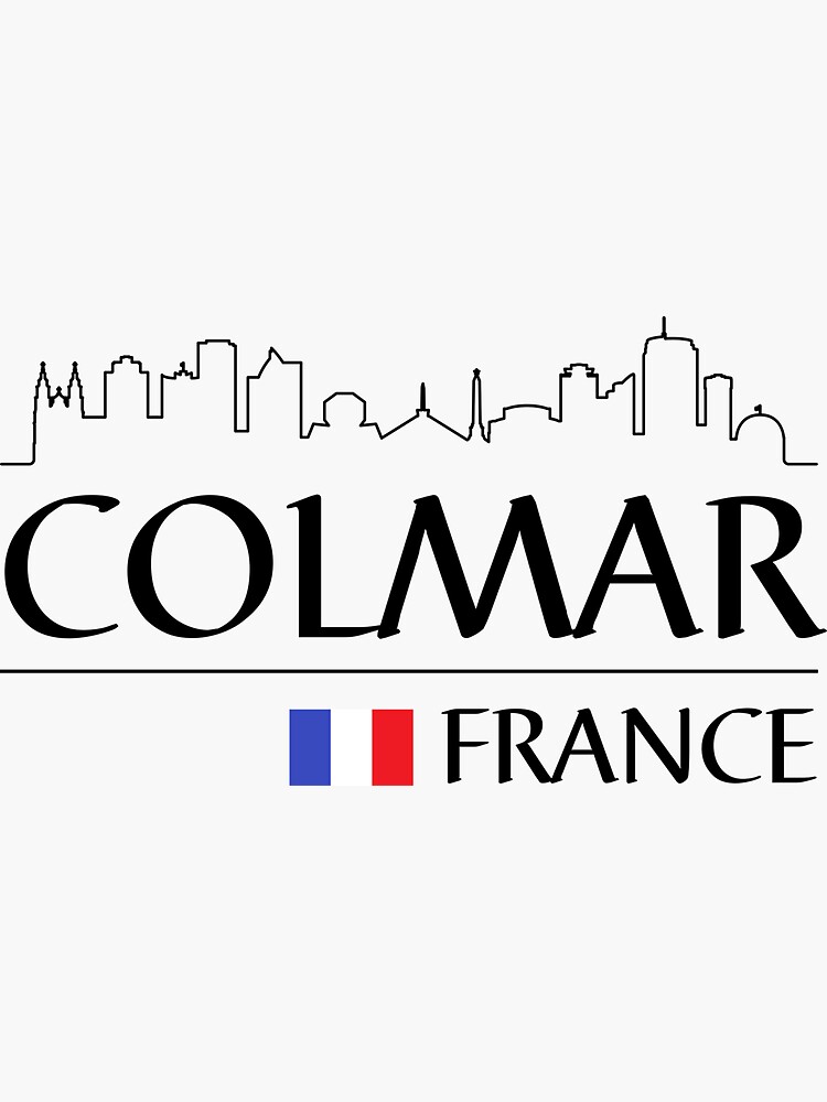 "Colmar, France, Alsace" Sticker for Sale by Skw-K | Redbubble