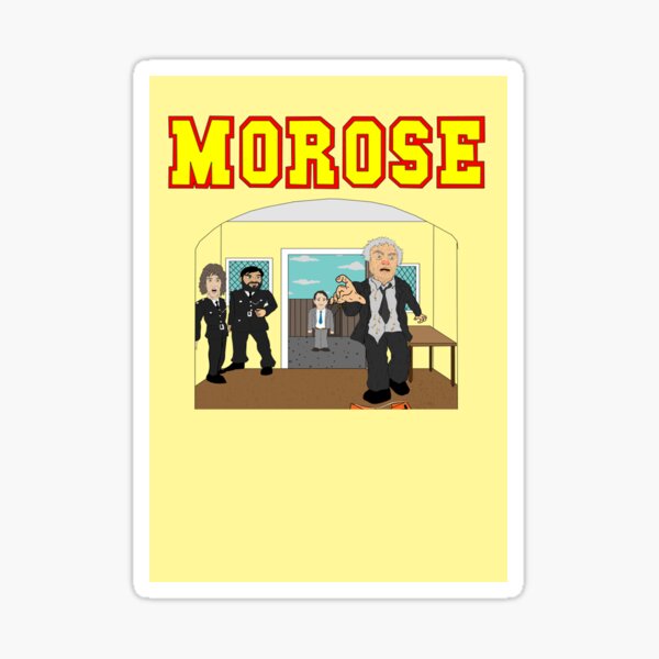 "Inspector Morose" Sticker by Scatmanjon | Redbubble