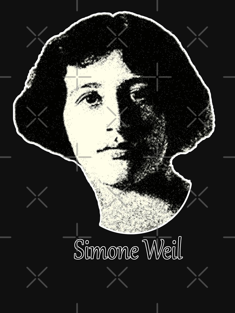 "The great Simone Weil ~ 1921 design" T-shirt for Sale by mindthecherry ...
