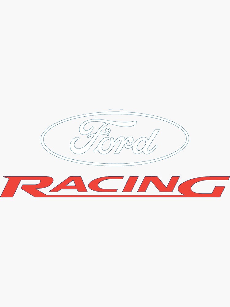 "Ford Racing" Sticker for Sale by Carlosewitt | Redbubble