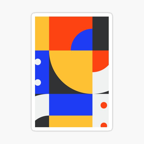 "modern art" Sticker for Sale by MYstoreDARK99 | Redbubble