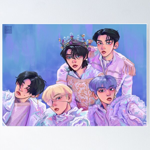 "TXT World fanart" Poster for Sale by daehwisday | Redbubble
