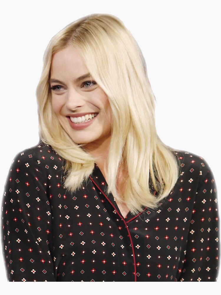 "Margot Robbie Sticker" Sticker for Sale by elxuise | Redbubble