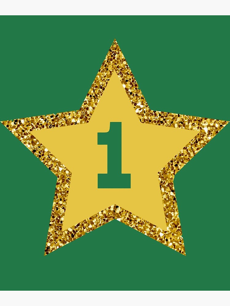 "Shining Golden Star Glittery Learning Numbers For Kids" Poster for ...