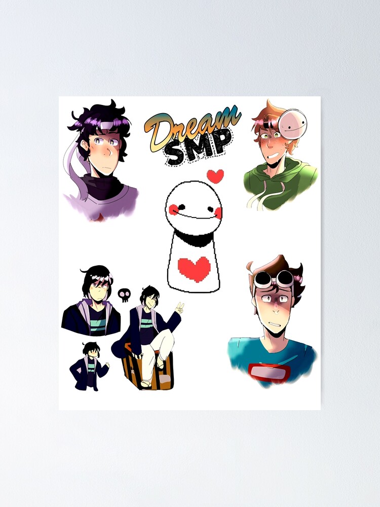 "For Men Women Gaming Dream SMP Lovers Dream Smp Cartoon" Poster for ...