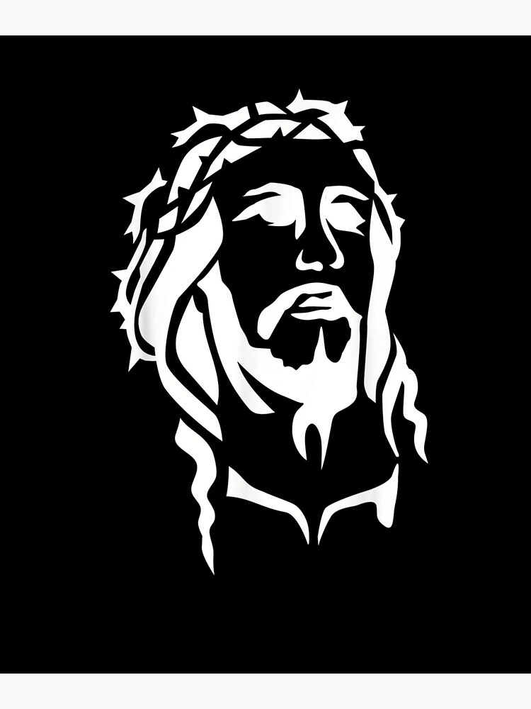 "Jesus Christ Head " Poster for Sale by EdwardBurns7 | Redbubble