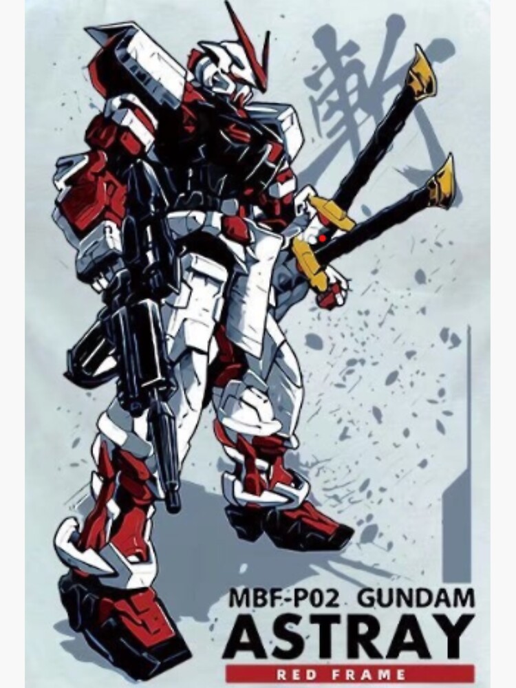 "GUNDAM ASTRAY Design" Sticker for Sale by RightBrainTees | Redbubble