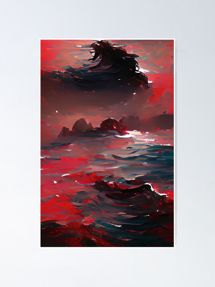 "Red sea" Poster for Sale by OverAltruist | Redbubble