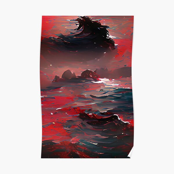 "Red sea" Poster for Sale by OverAltruist | Redbubble