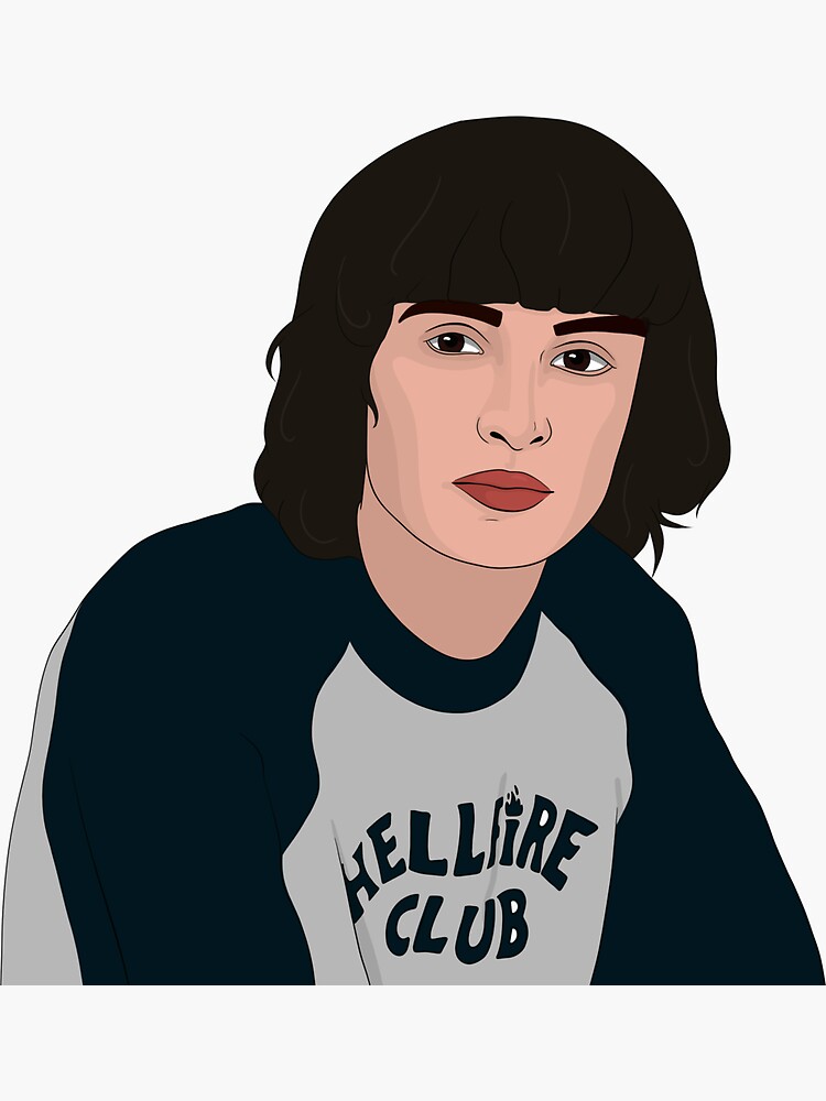 "Mike Wheeler - Stranger Things" Sticker for Sale by bycoralee- | Redbubble