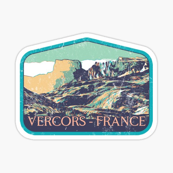 "Vercors Natural Regional Park France " Sticker for Sale by Lemomo-zoo ...