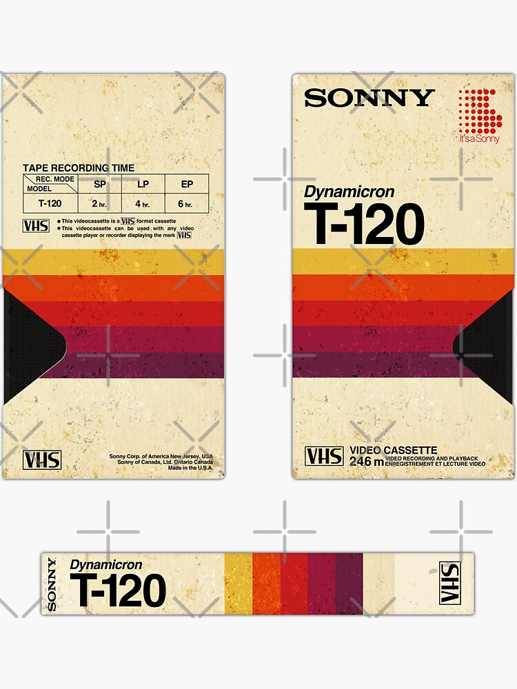 "Throwback Retro Vintage 70s 80s Popular VHS Package Case Cover Design ...