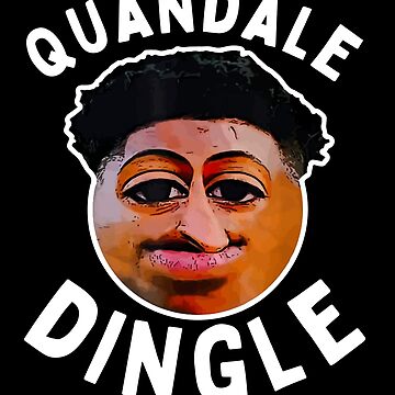 "Quandale Dingle Goofy Ahh Meme Im Pushin Dingle Quote" Sticker for ...