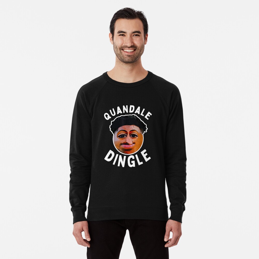 "Quandale Dingle Goofy Ahh Meme Im Pushin Dingle Quote" Sticker for ...