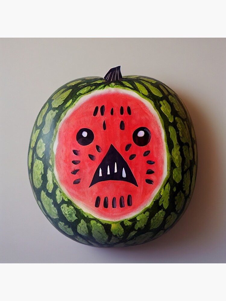 "W is for Watermelon - Scary ABC" Poster for Sale by ScaryABC | Redbubble
