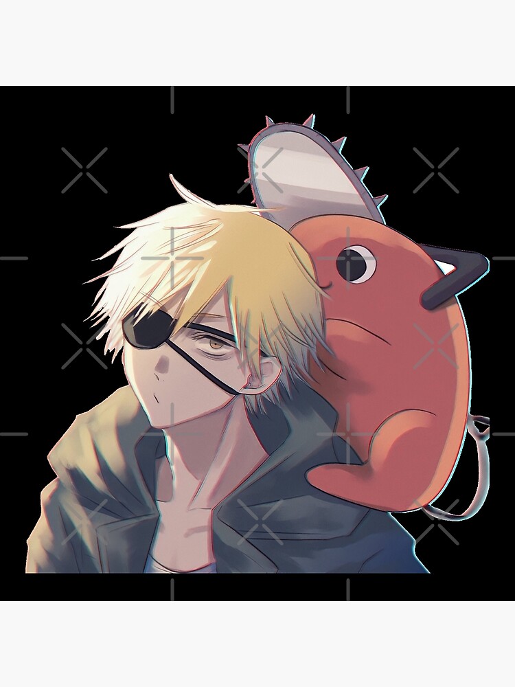 "Lovely Pochita and Denji- ChainsawMan" Art Print for Sale by ...