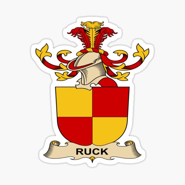 "Ruck" Sticker by HaroldHeraldry | Redbubble