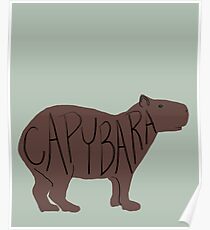 Capybara Posters | Redbubble