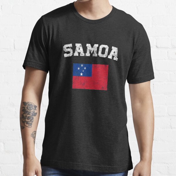 "Samoan Flag Shirt - Vintage Samoa T-Shirt" T-shirt for Sale by ozziwar ...