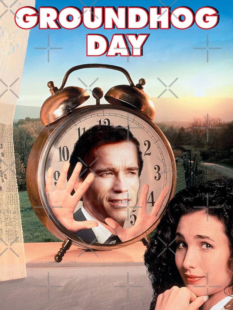 &quot;The Real Groundhog Day Poster&quot; Sticker for Sale by ewbru-art | Redbubble