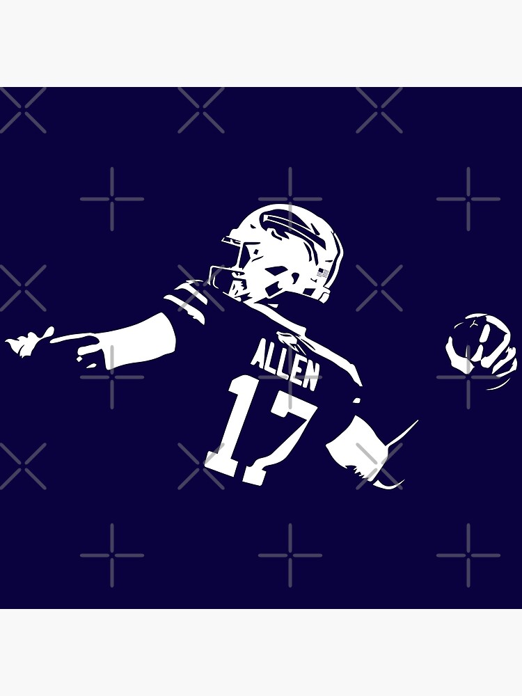 "Josh Allen football quarterback illustration " Poster for Sale by ...
