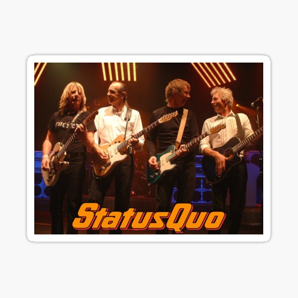 "Groupe Status Quo" Sticker for Sale by DesignedbySaeen | Redbubble
