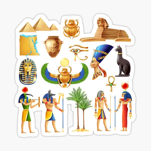 "Egypt pyramids" Sticker for Sale by ONECOILOGY | Redbubble