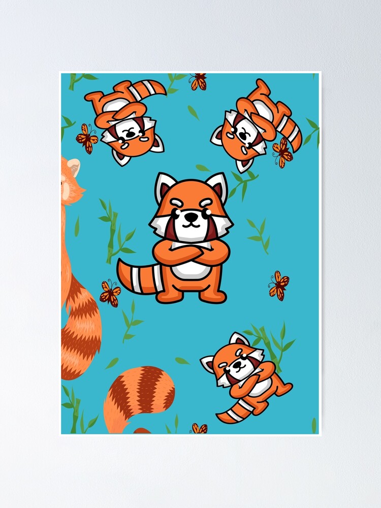 "Red Panda " Poster for Sale by wa2022 | Redbubble