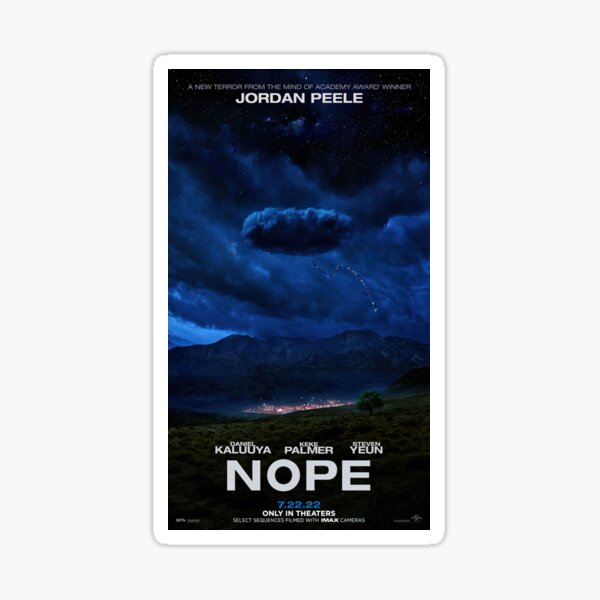 "Nope Movie 2022 - Nope Movie Sky Night 2022 - Nope 9 Movie Poster ...