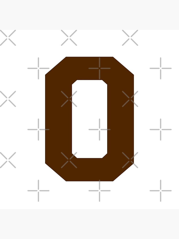 Póster «Número 0, Marrón cero, Deportes número 0» de TheCultStuff ...