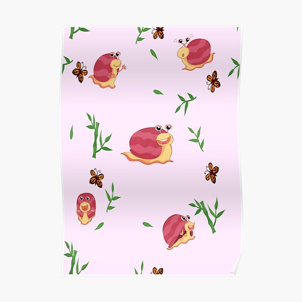 "Snails " Poster for Sale by wa2022 | Redbubble