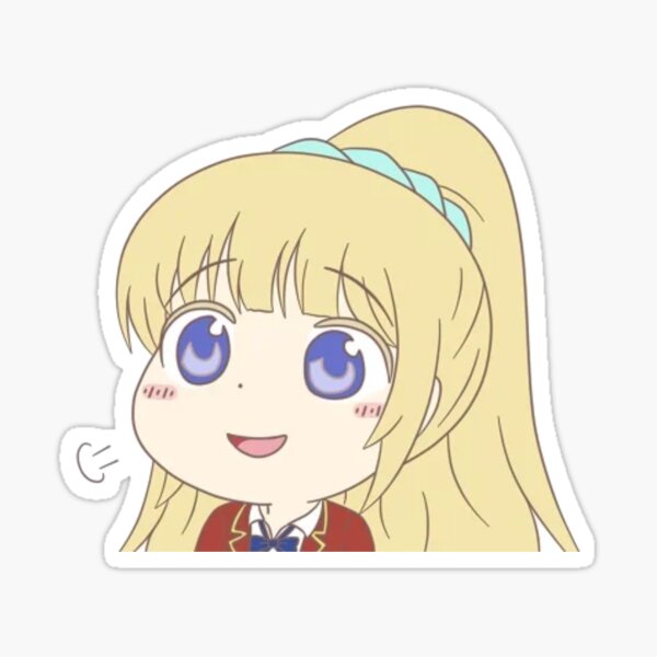 "Cute Kei Karuizawa Classroom of the Elite Stickers Kawaii Anime Girl ...