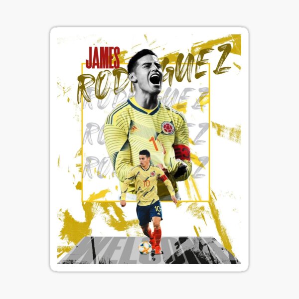 "James Rodriguez" Sticker for Sale by Vanyawidya | Redbubble