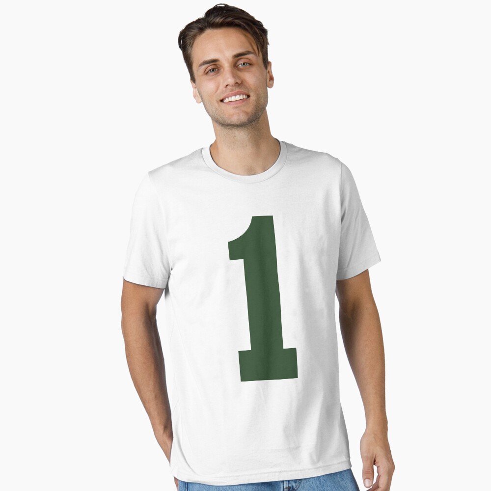 "Number 1, Dark green one, Sports number 1" Sticker for Sale by ...