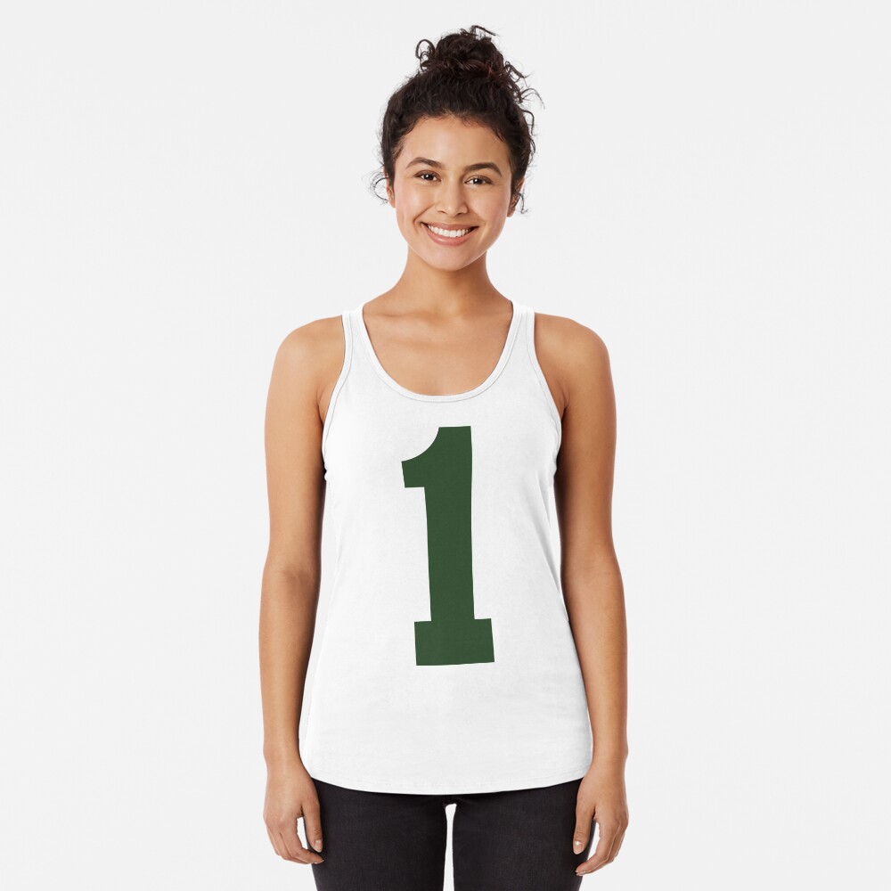 "Number 1, Dark green one, Sports number 1" Sticker for Sale by ...