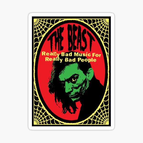 "bryan the beast" Sticker for Sale by dtkfred | Redbubble