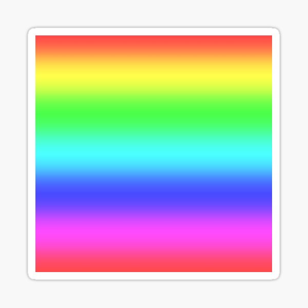 "Rainbow Gradient" Sticker for Sale by SolGalaxyDesign | Redbubble