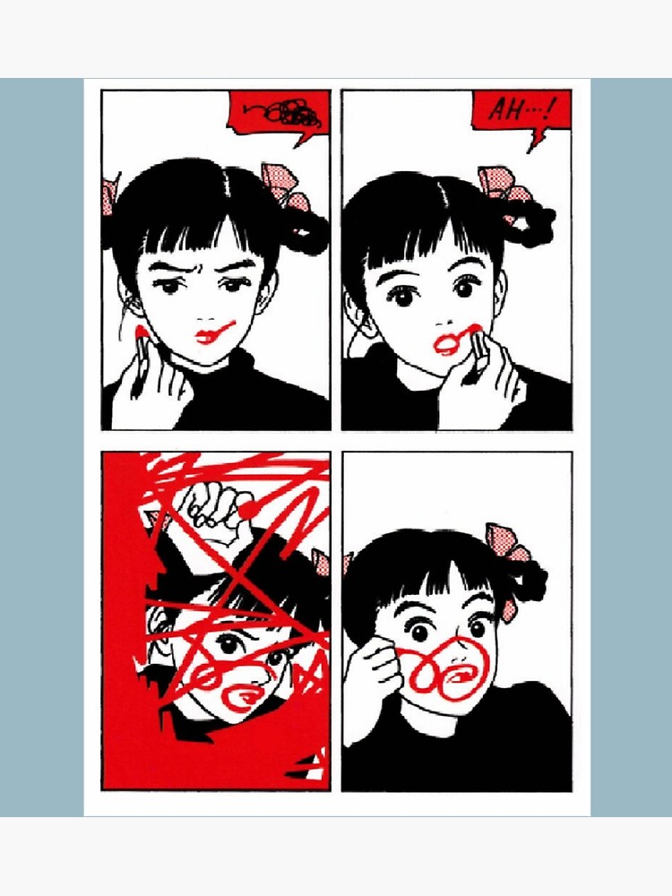 Hisashi Eguchi Lipstick Girl Poster For Sale By Nelliechristi Redbubble