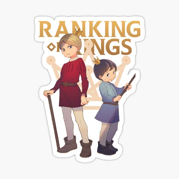 "Funny Gifts Ousama anime ranking manga bojji Retro Wave" Sticker for ...