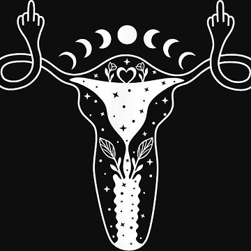 "Uterus Shows Middle Finger" Poster for Sale by chanyang333 | Redbubble