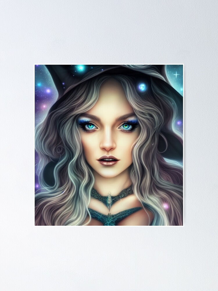 "Witch Girl Magical Girl Pretty Girl Artwork Beautiful Girl Art Witchy ...