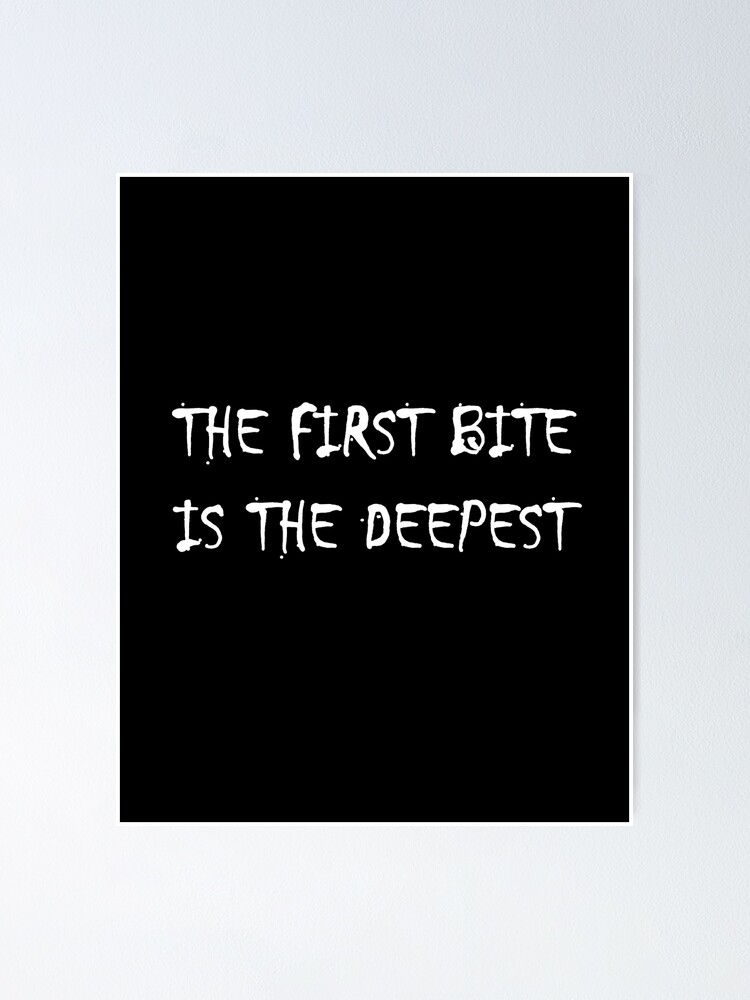 "Vampire Quote | Goth | Gothic | Emo" Poster for Sale by OsnatKedmi ...