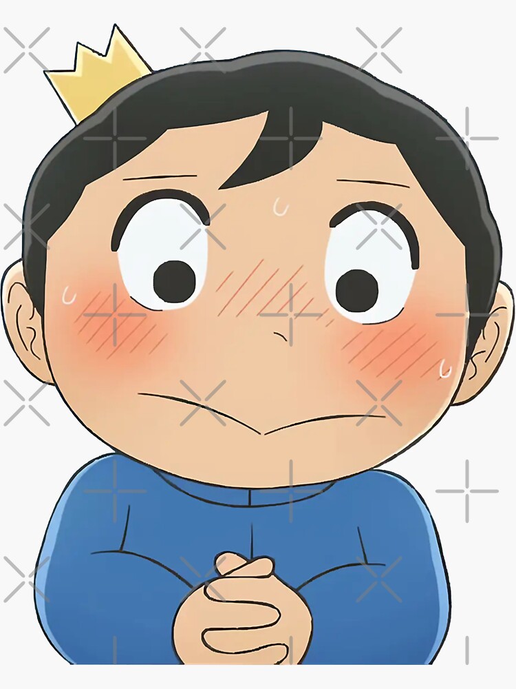 "Gift Men Ousama anime ranking manga bojji Awesome Movie Fan" Sticker ...