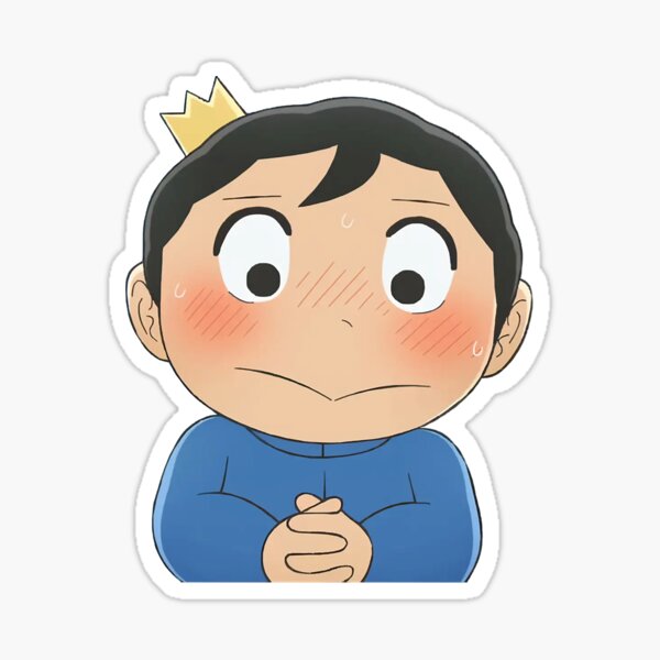 "Gift Men Ousama anime ranking manga bojji Awesome Movie Fan" Sticker ...