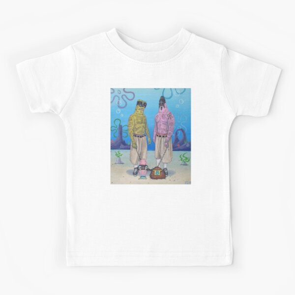 "Spongebob and Patrick Gangsters Cursed Meme" Kids T-Shirt for Sale by BetterLeo | Redbubble