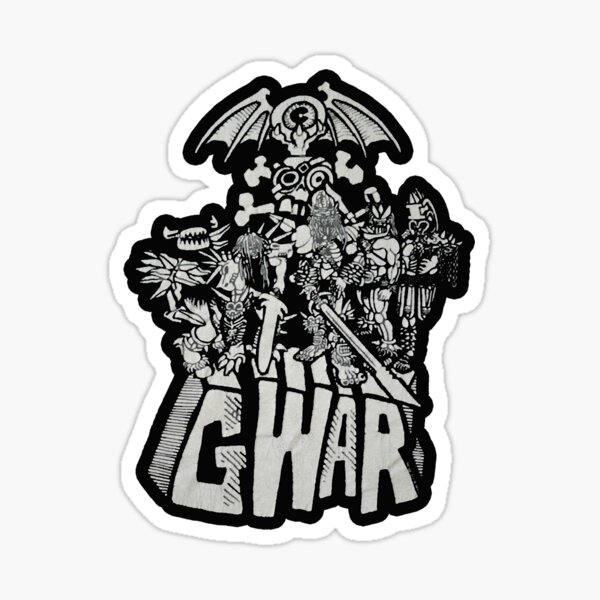 "The Five Reasons Tourists Love Gwar Band" Sticker for Sale by ...