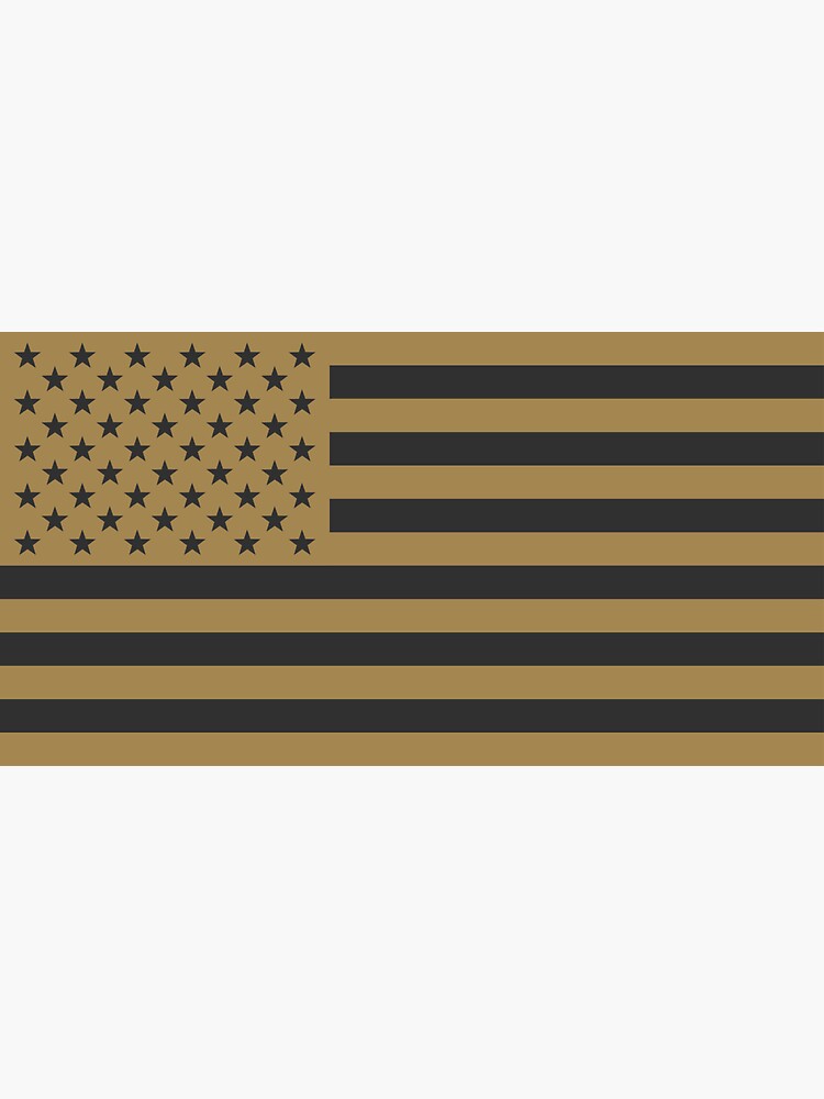 "American Flag - Tan" Sticker for Sale by daviesgeek | Redbubble