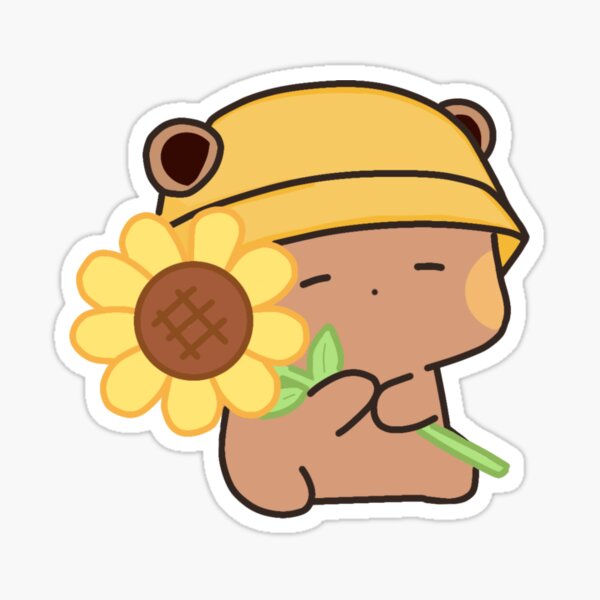 "JUMO WITH SUNFLOWERS." Sticker for Sale by beztdesign | Redbubble